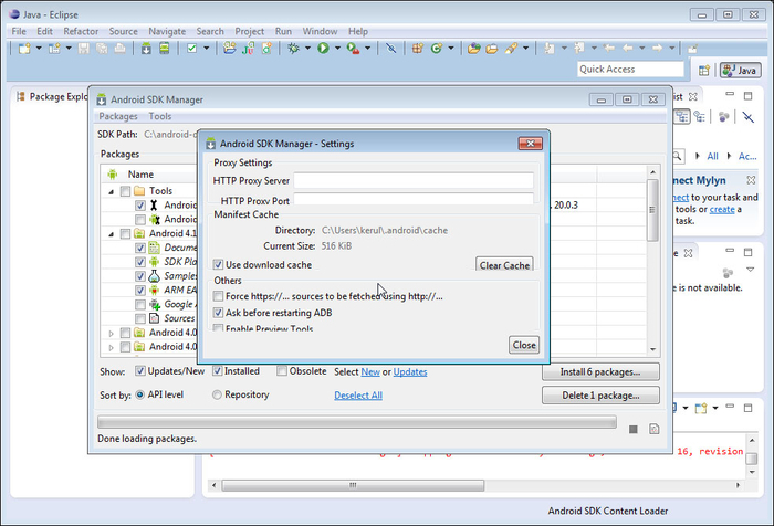 Android Development Tools For Eclipse Packt