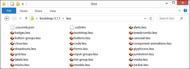 10. Using Bootstrap with Less | Learning less.js