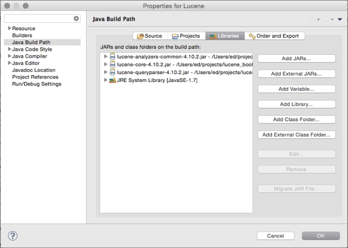 1. Introducing Lucene | Lucene 4 Cookbook