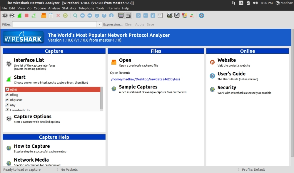 Learning Network Forensics