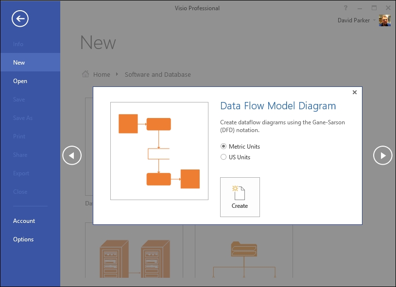 Visio Database Model Diagram Template