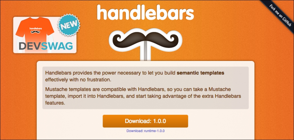 Instant Handlebars js