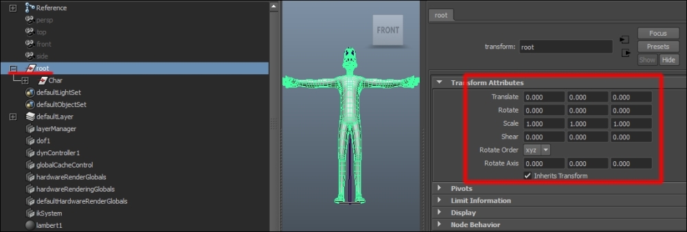 Using Groups To Rotate Fbx Files Unity 2d Game Development Cookbook