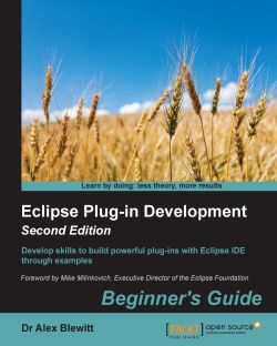 Time for action – setting up the Eclipse environment | Eclipse Plug-in ...
