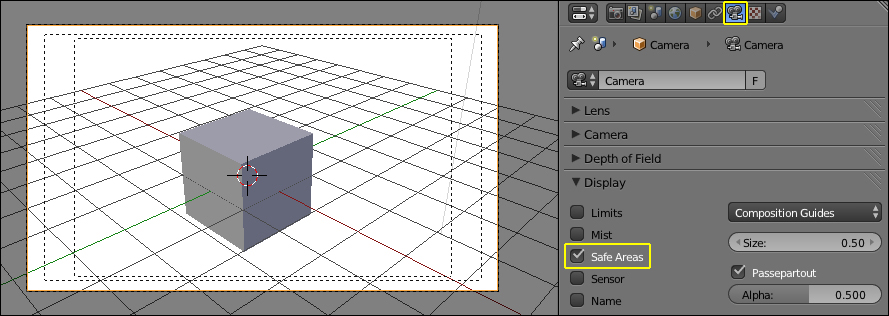 Time For Action Using Blender s Safe Title Safe Action Guide 
