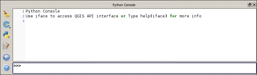 Using The Python Console QGIS 2 Cookbook