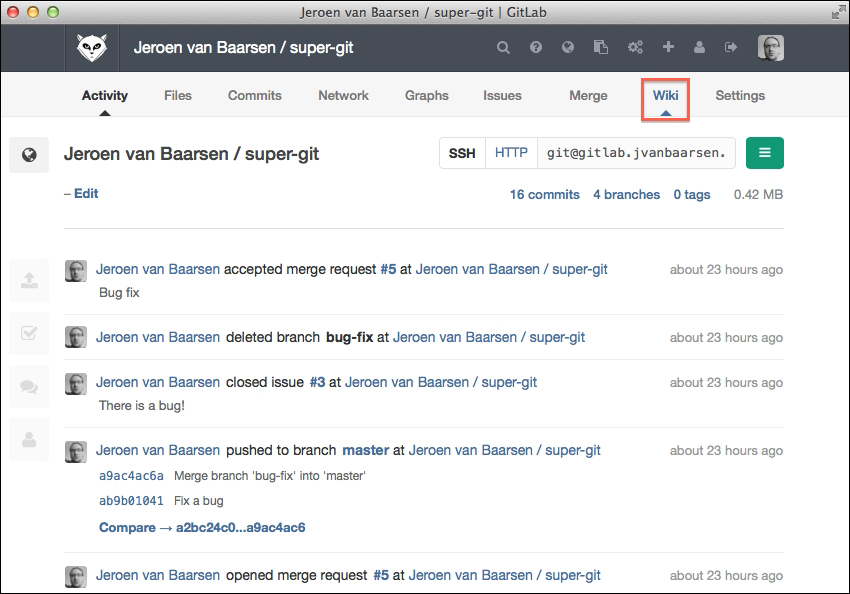 GitLab Cookbook