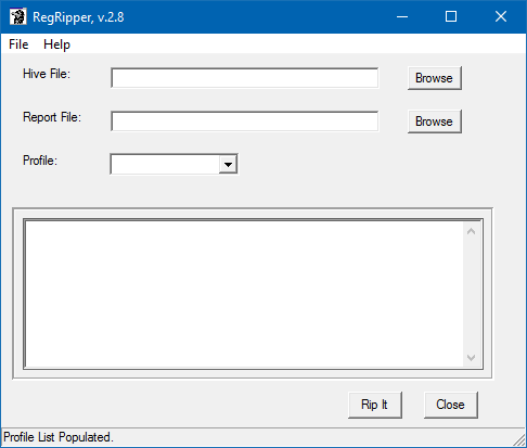 Parsing registry files with RegRipper - Windows Forensics Cookbook