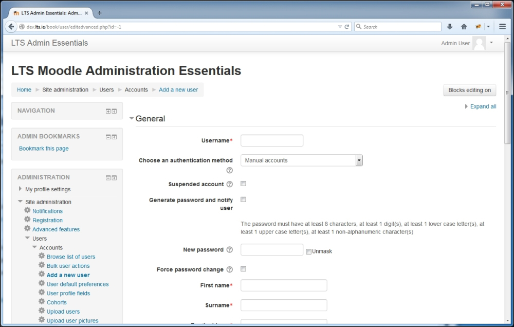 Moodle Administration Essentials