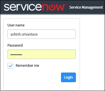 ServiceNow Cookbook
