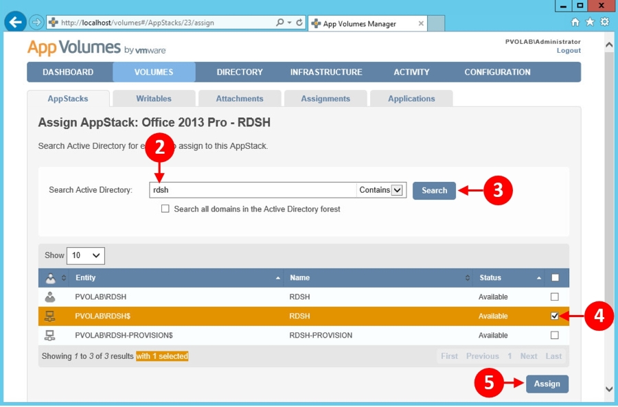 Learning VMware App Volumes
