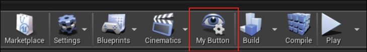 Creating New Toolbar Buttons Unreal Engine 4 Scripting With C Cookbook 0643