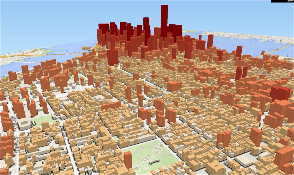 Creating 3d Views With Qgis2threejs Mastering Qgis Second Edition 