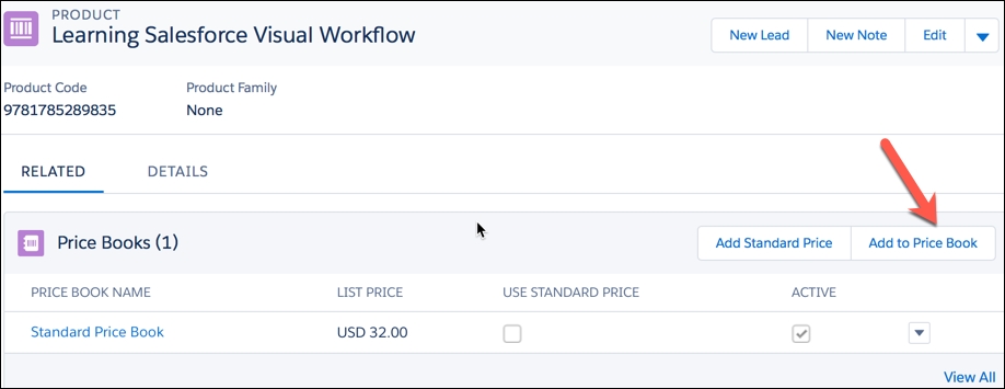 Managing product and price books | Mastering Salesforce CRM Administration