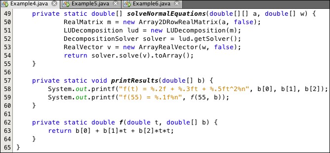 Polynomial regression | Java Data Analysis