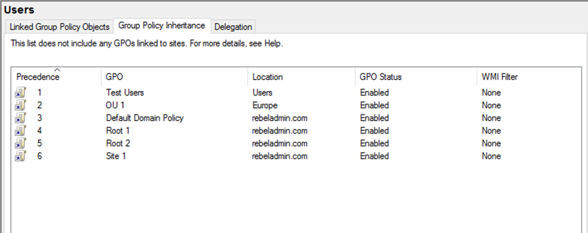 Group Policy inheritance | Mastering Active Directory