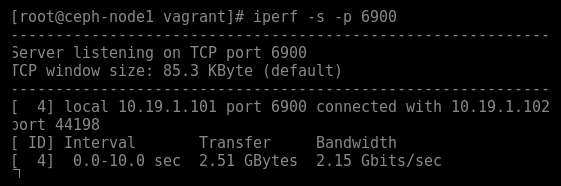 Baseline network performance | Ceph: Designing and Implementing Scalable Storage Systems