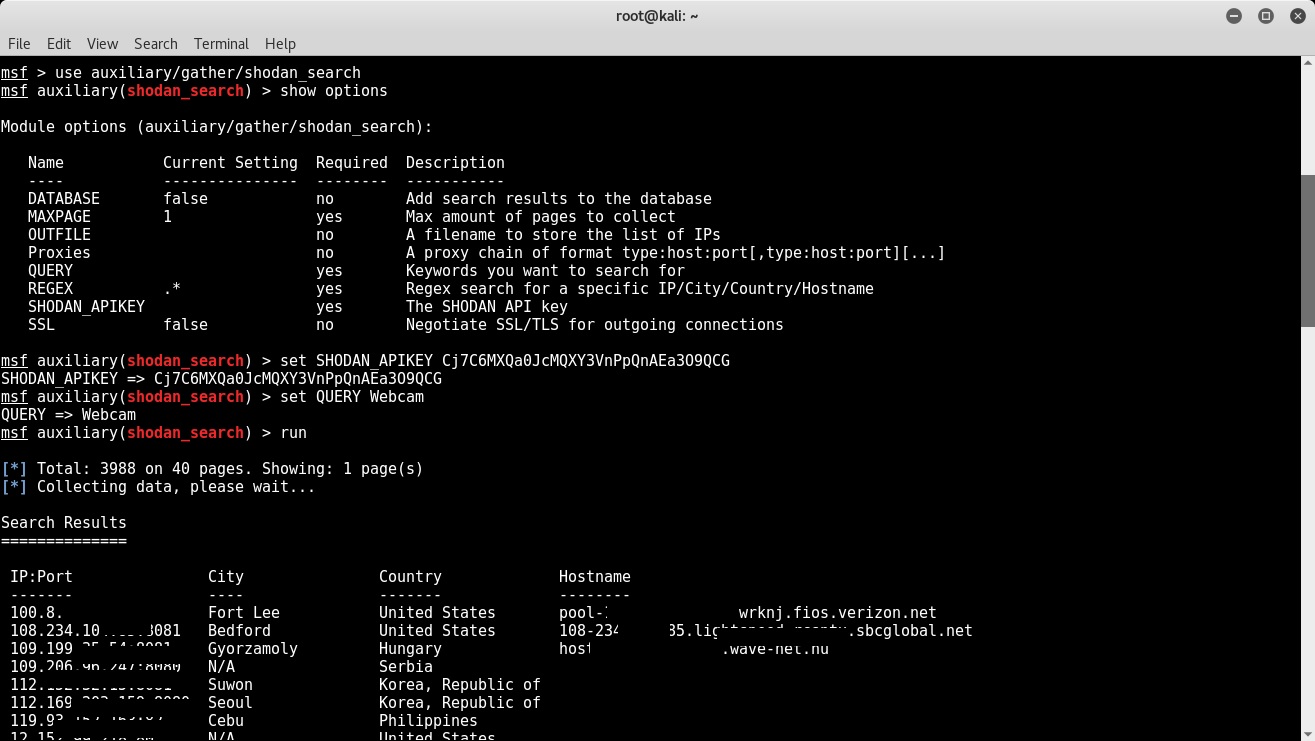Advanced search with shodan | Metasploit for Beginners