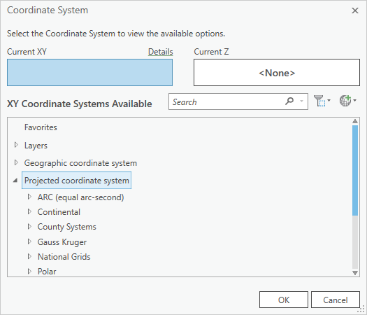 Defining a coordinate system for data | ArcGIS Pro 2.x Cookbook