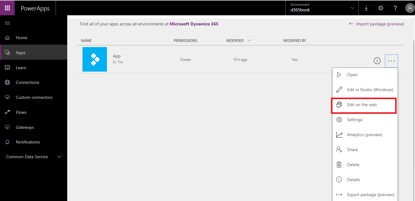 Customizing Powerapps Dynamics 365 Application Development 0302