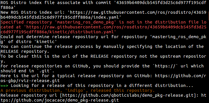 Releasing our package | Mastering ROS for Robotics Programming - Second ...