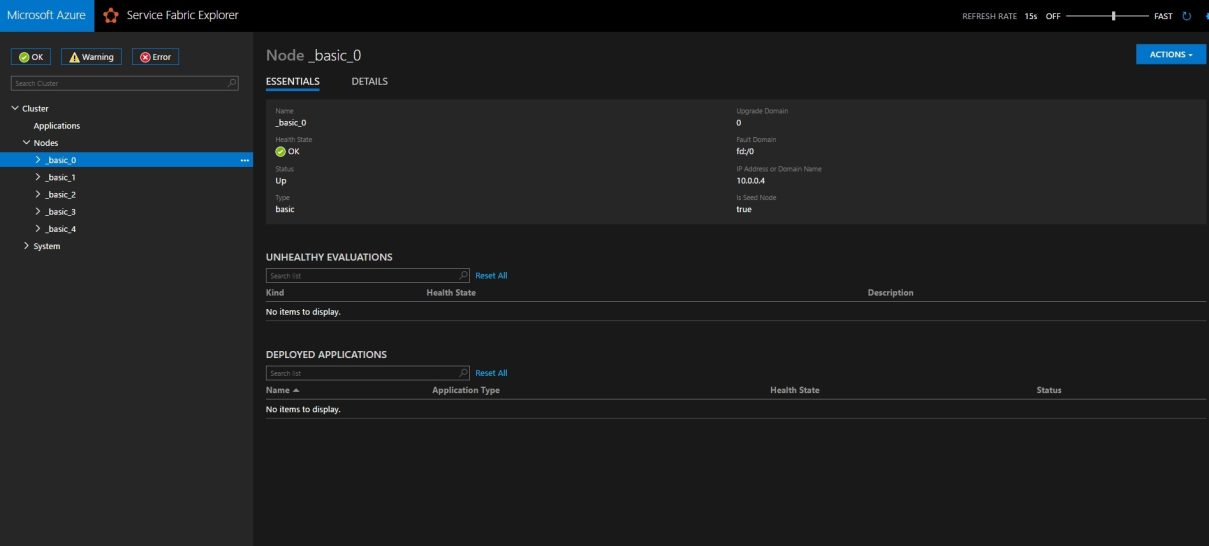 Service Fabric Explorer - Implementing Azure: Putting Modern DevOps to Use