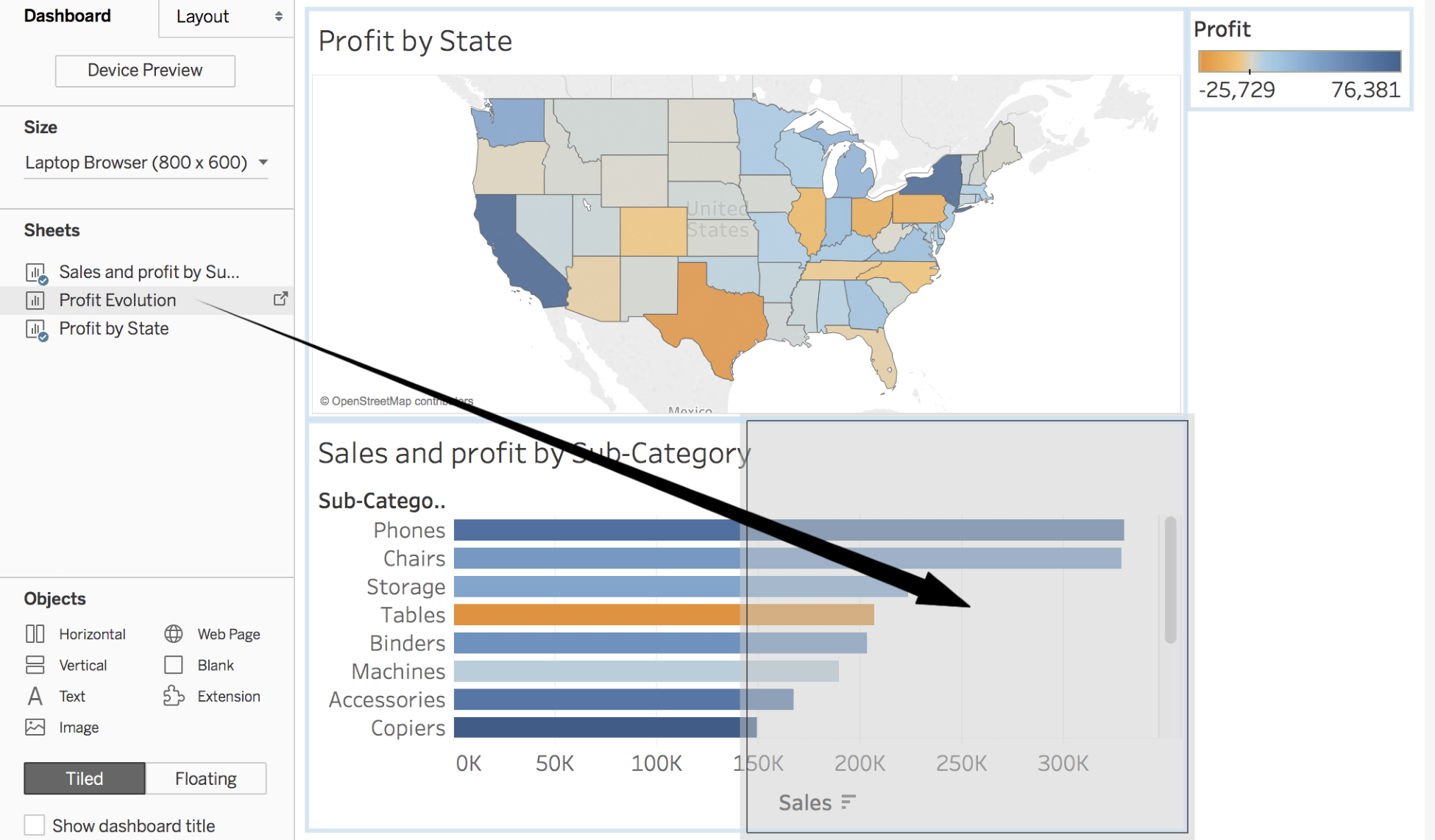 Dashboard basics | Getting Started with Tableau 2018.x