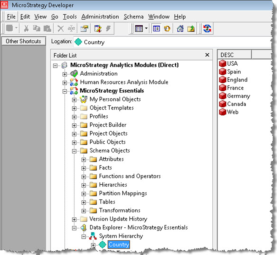 MicroStrategy Quick Start Guide