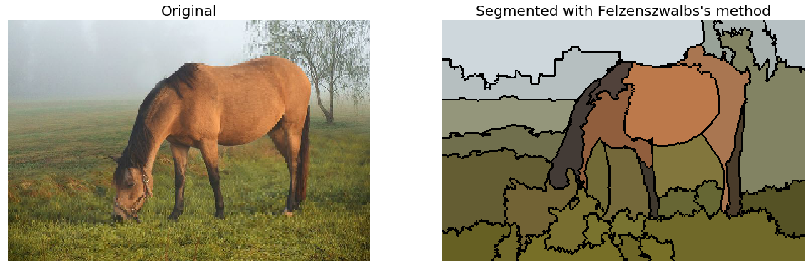 Felzenszwalb, SLIC, QuickShift, and Compact Watershed algorithms | Hands-On Image Processing ...