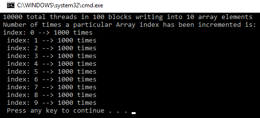 Thread synchronization | Hands-On GPU-Accelerated Computer Vision with OpenCV and CUDA