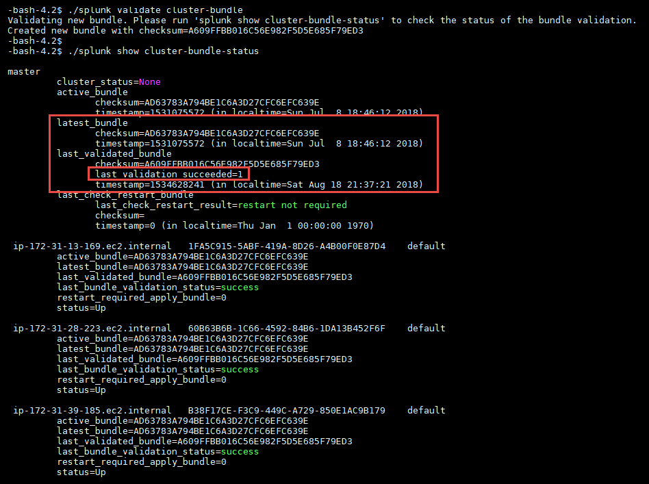Using the cluster master | Splunk 7.x Quick Start Guide