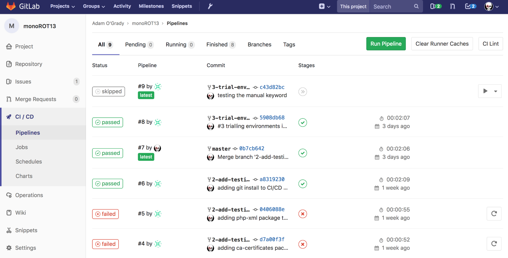 GitLab CI CD Web UI GitLab Quick Start Guide
