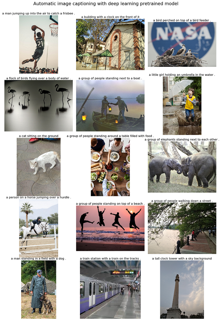 Automatic image captioning with a CNN and an LSTM | Python Image Processing Cookbook