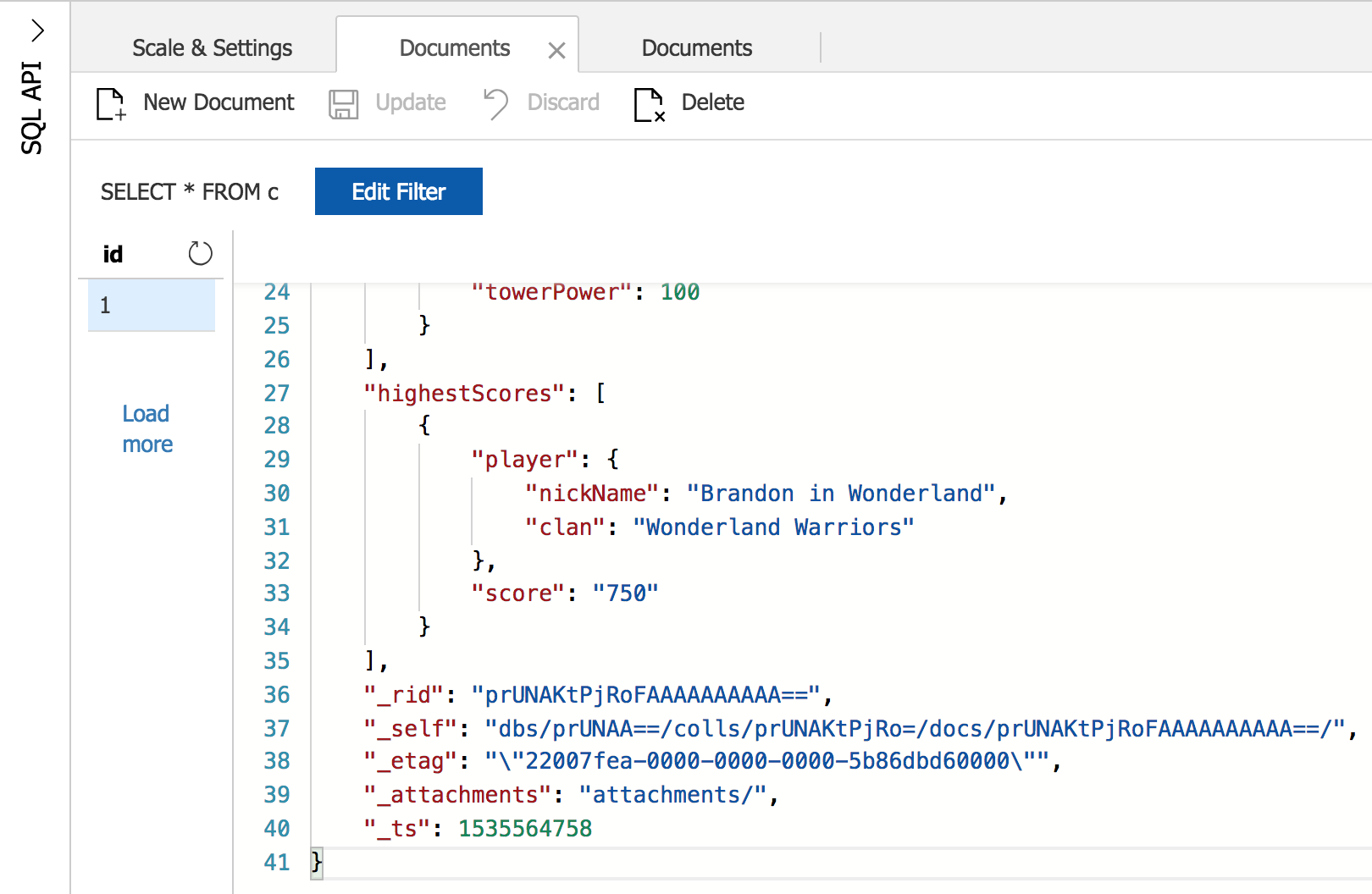 Understanding Automatically Generated Key value Pairs Guide To NoSQL With Azure Cosmos DB