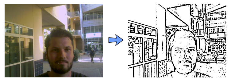 Cartoonizing an image - OpenCV 4 with Python Blueprints - Second Edition