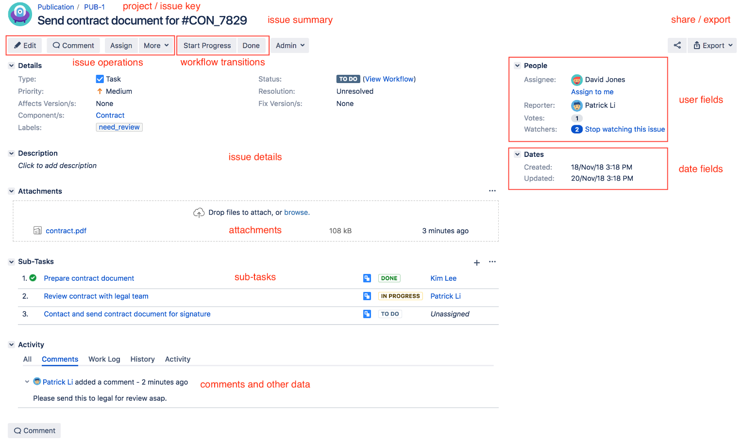 Jira Issue Summary Jira 8 Essentials Fifth Edition