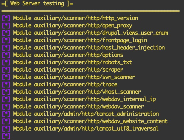The Wmap Scanning Process Hands On Web Penetration Testing With