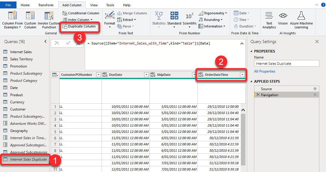 Duplicating a column | Expert Data Modeling with Power BI