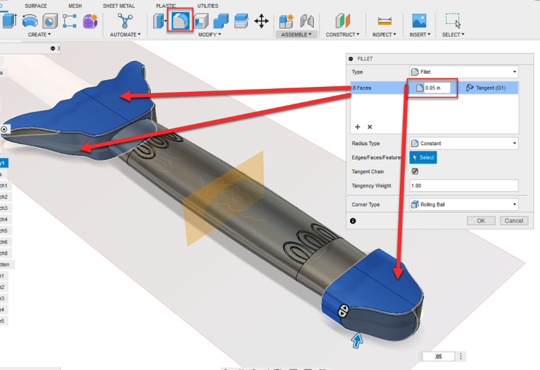 Creating a 3D model | Improving CAD Designs with Autodesk Fusion 360