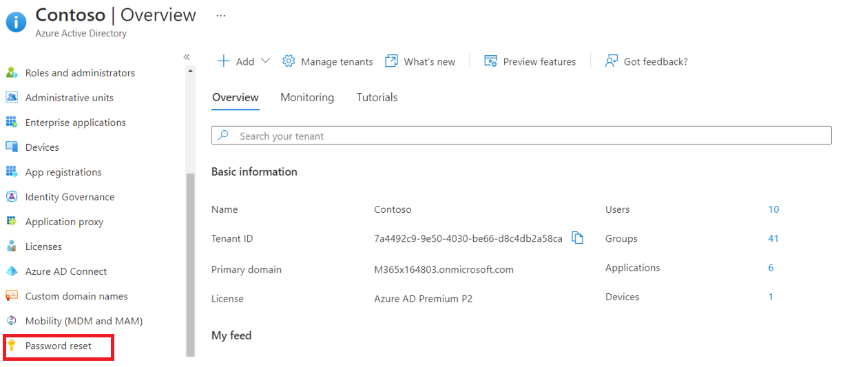 Configuring SSPR | Exam Ref AZ-104 Microsoft Azure Administrator ...