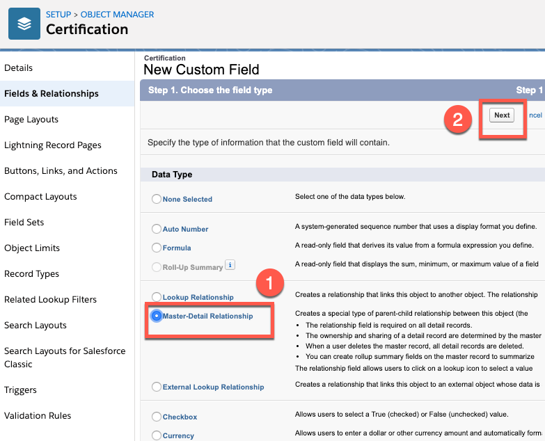 Creating custom fields | Salesforce for Beginners - Second Edition