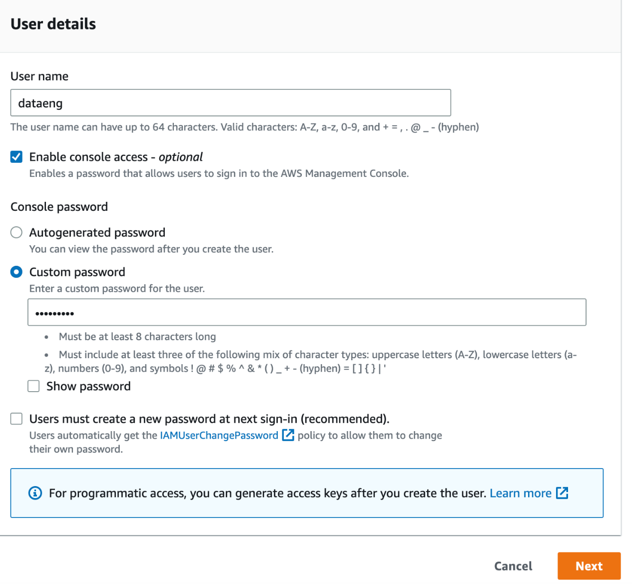 Hands-on - creating and accessing your AWS account | Data Engineering ...
