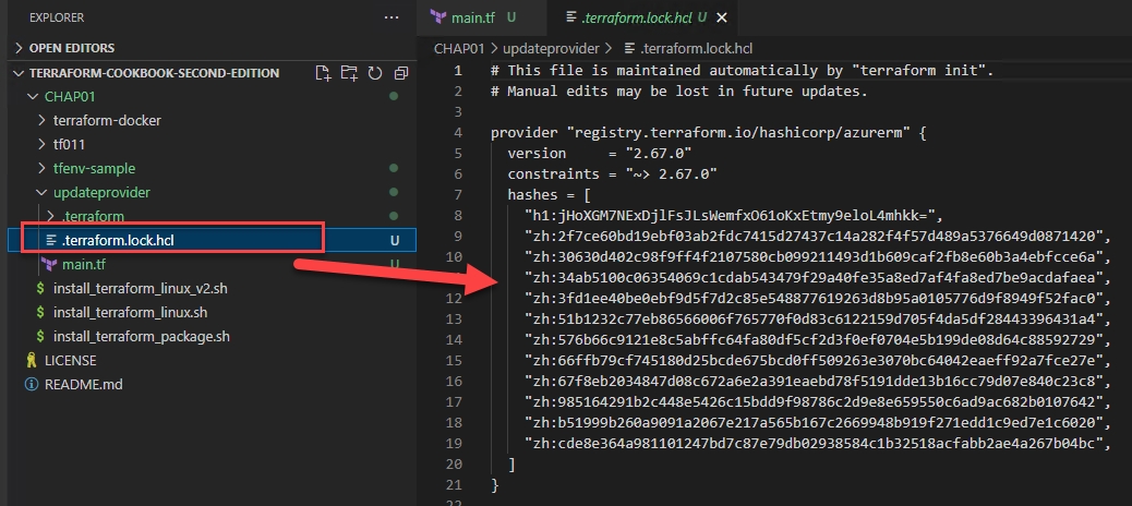 Upgrading Terraform providers | Terraform Cookbook - Second Edition