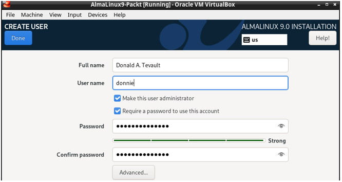 Installing A Virtual Machine In Virtualbox Mastering Linux Security And Hardening Third Edition