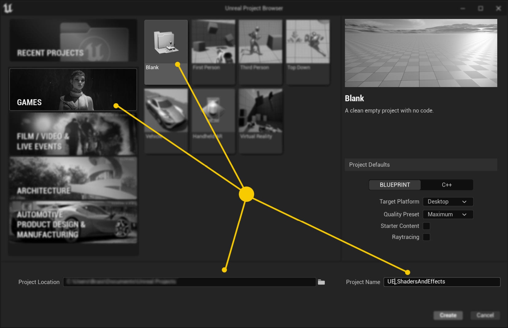 Setting up a studio scene | Unreal Engine 5 Shaders and Effects Cookbook - Second Edition