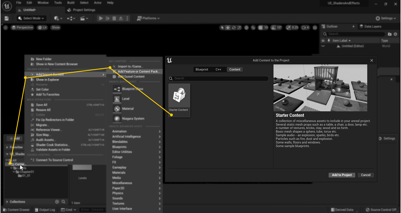 Setting up a studio scene | Unreal Engine 5 Shaders and Effects Cookbook - Second Edition
