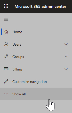 Accessing the admin centers | Microsoft Office 365 Administration Cookbook