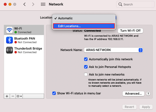 macOS network configurations | The macOS User Administration Guide