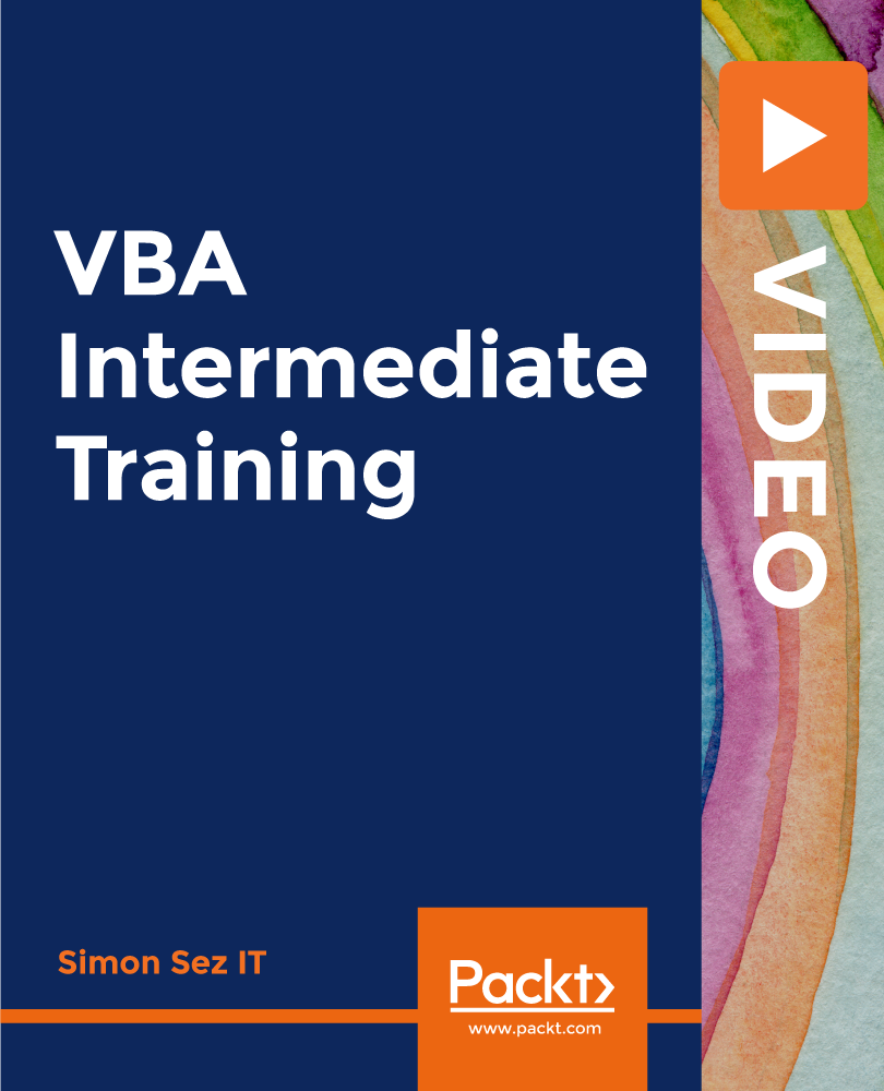 Essential Vba Training For Excel Video Packt 5581