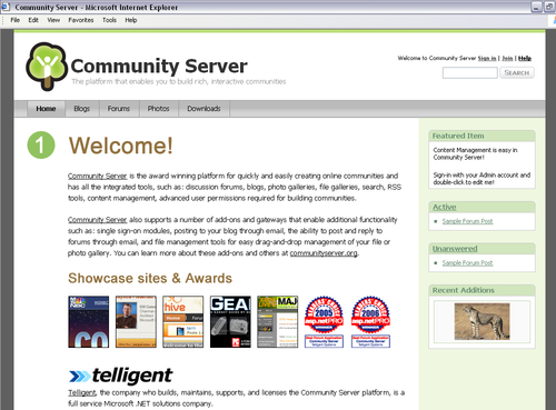 Getting Started with Community Server | Community Server Quickly